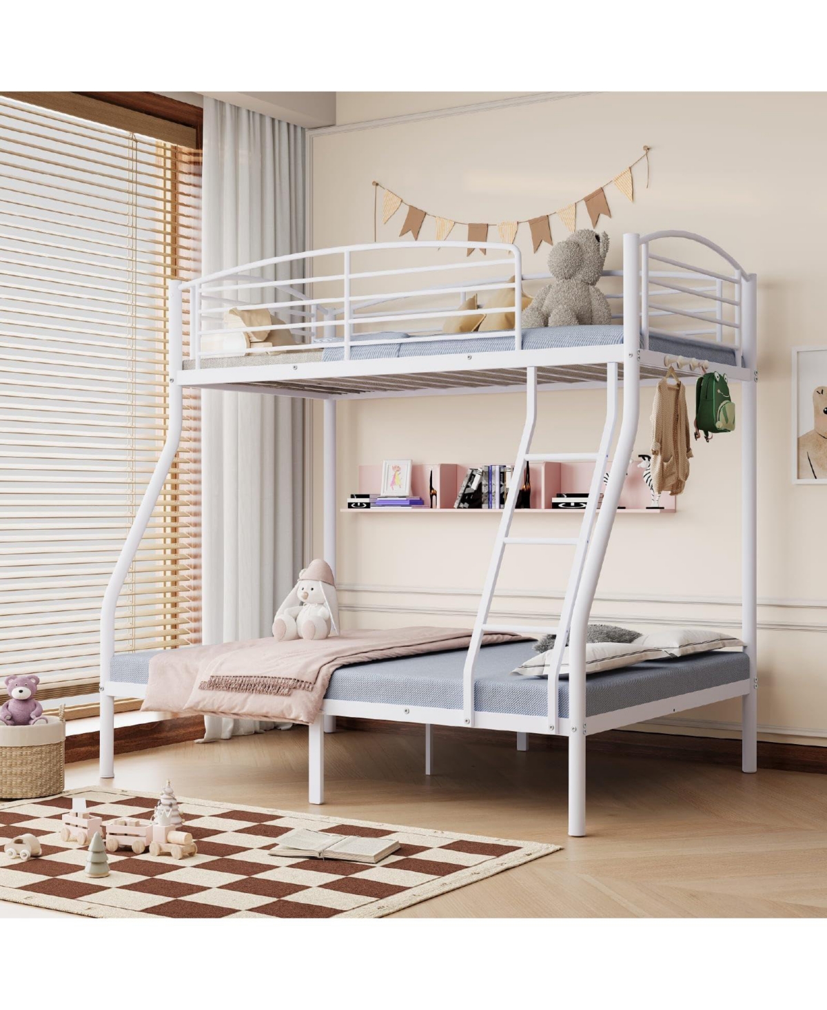 Click here for gaomon Bunk Bed  Metal Bunk Beds with Ladder and G... prices