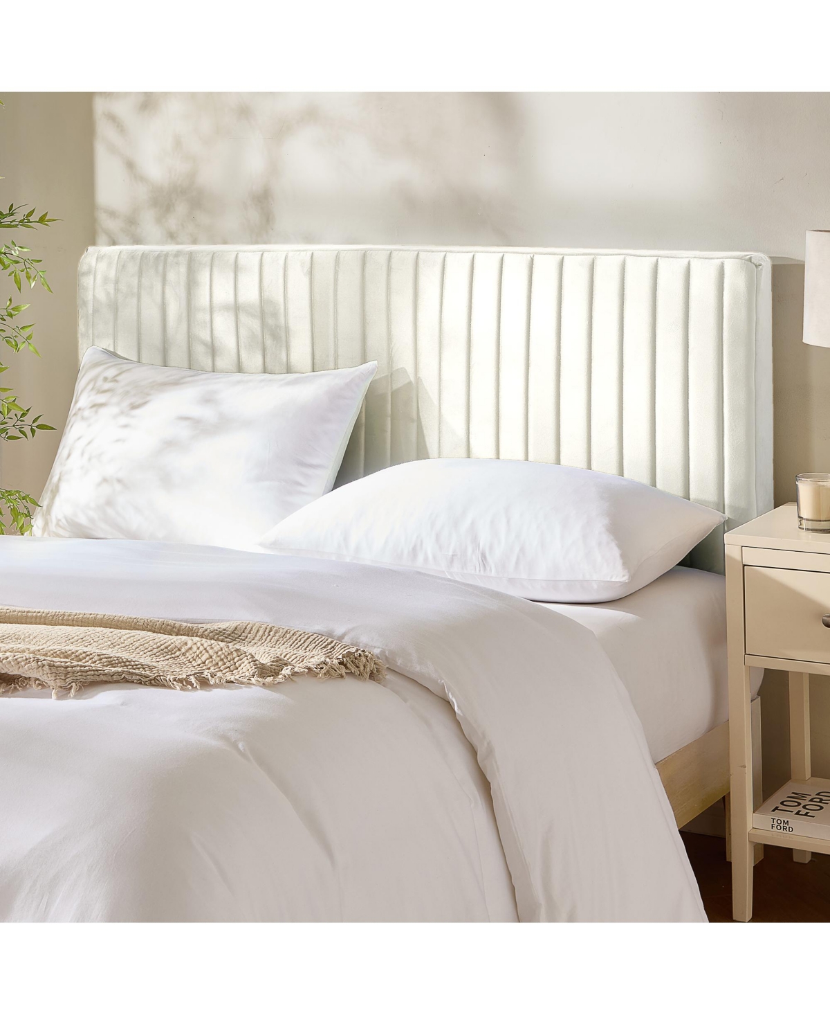 Click here for Nestl Velvet Headboard  wall mounted  peel and sti... prices