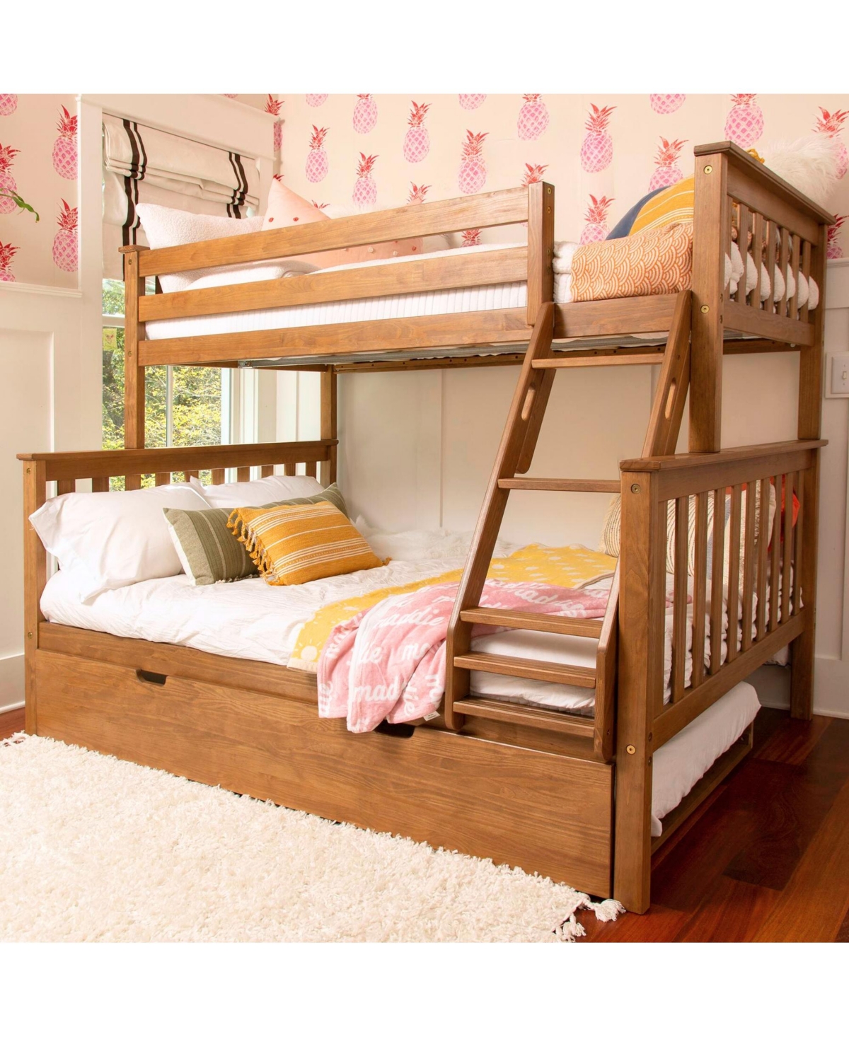 Click here for Max & Lily Solid Wood Bunk Bed  Twin over Full wit... prices
