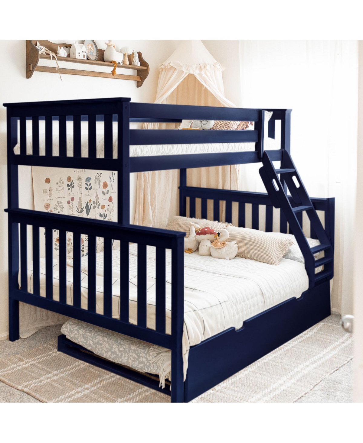 Click here for Max & Lily Solid Wood Bunk Bed  Twin over Full wit... prices