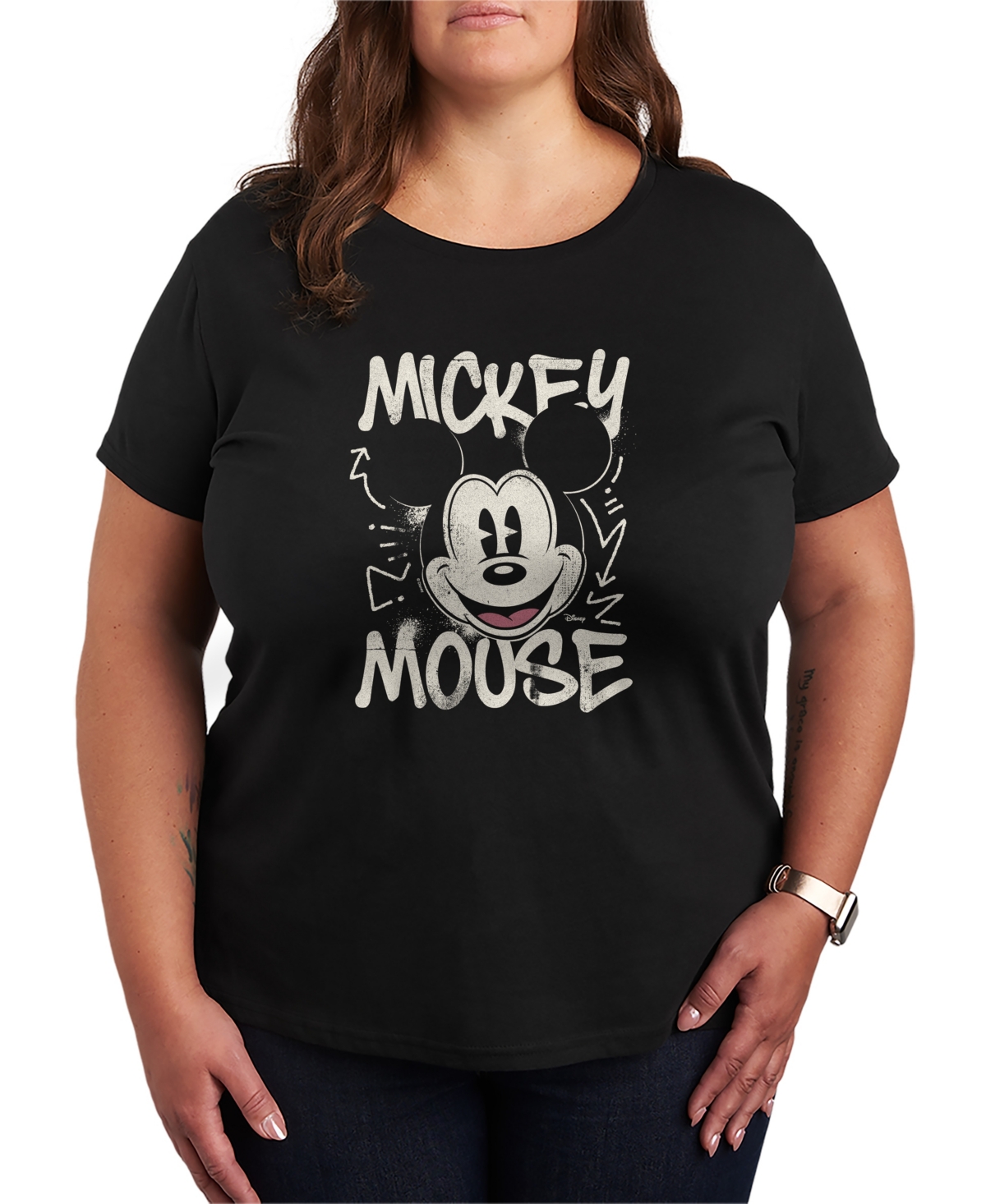 Click here for Hybrid Apparel Plus Size Disney Mickey Mouse Graff... prices