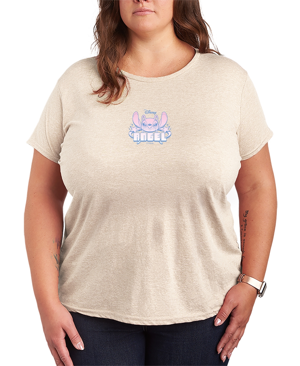 Click here for Hybrid Apparel Plus Size Lilo Stitch Angel Y2K Sho... prices