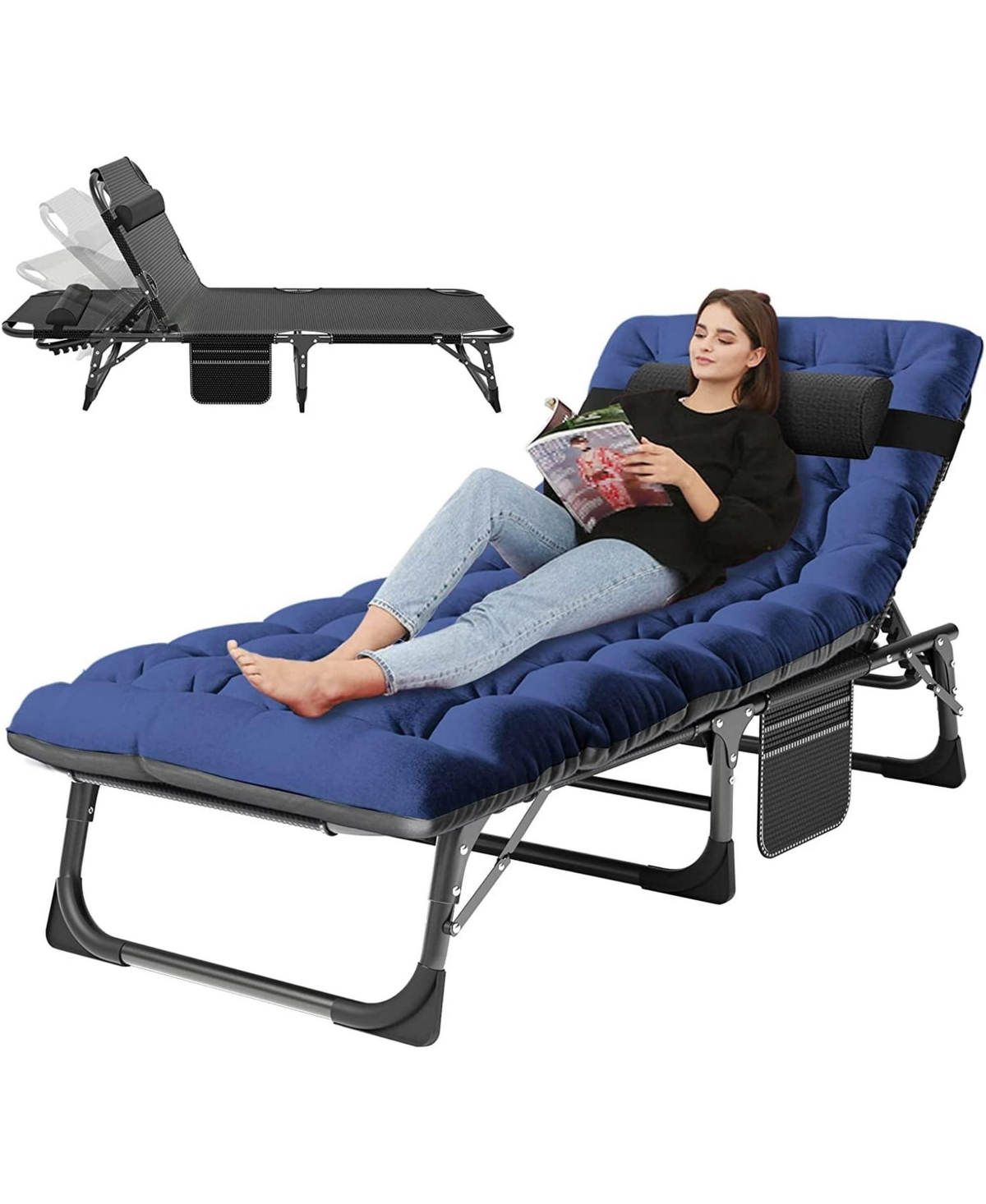 Click here for Aboron Heavy Duty 3-in-1 Folding Camping Cot with... prices