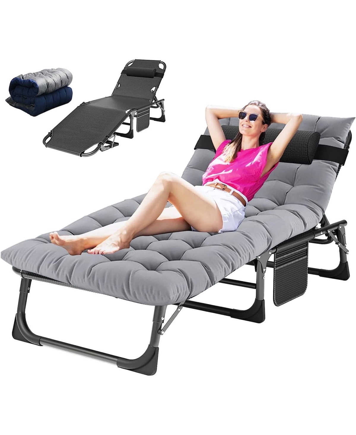 Click here for Aboron Heavy Duty 3-in-1 Folding Camping Cot with... prices