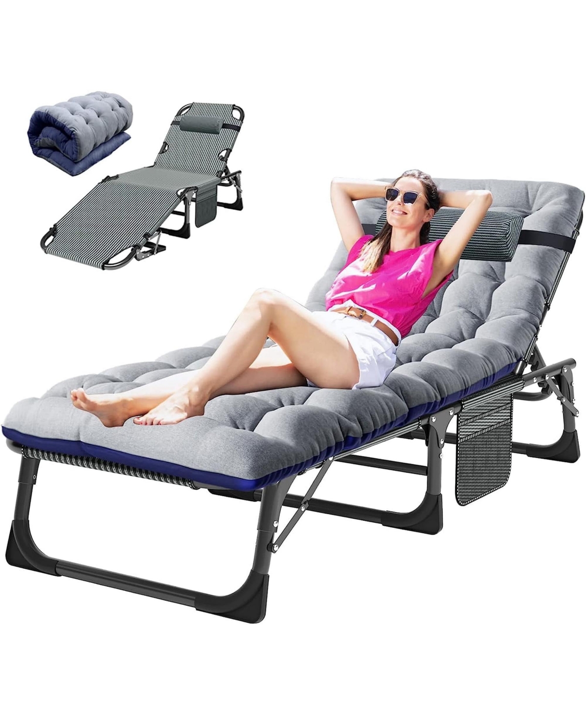 Click here for Aboron Heavy Duty 3-in-1 Folding Camping Cot with... prices