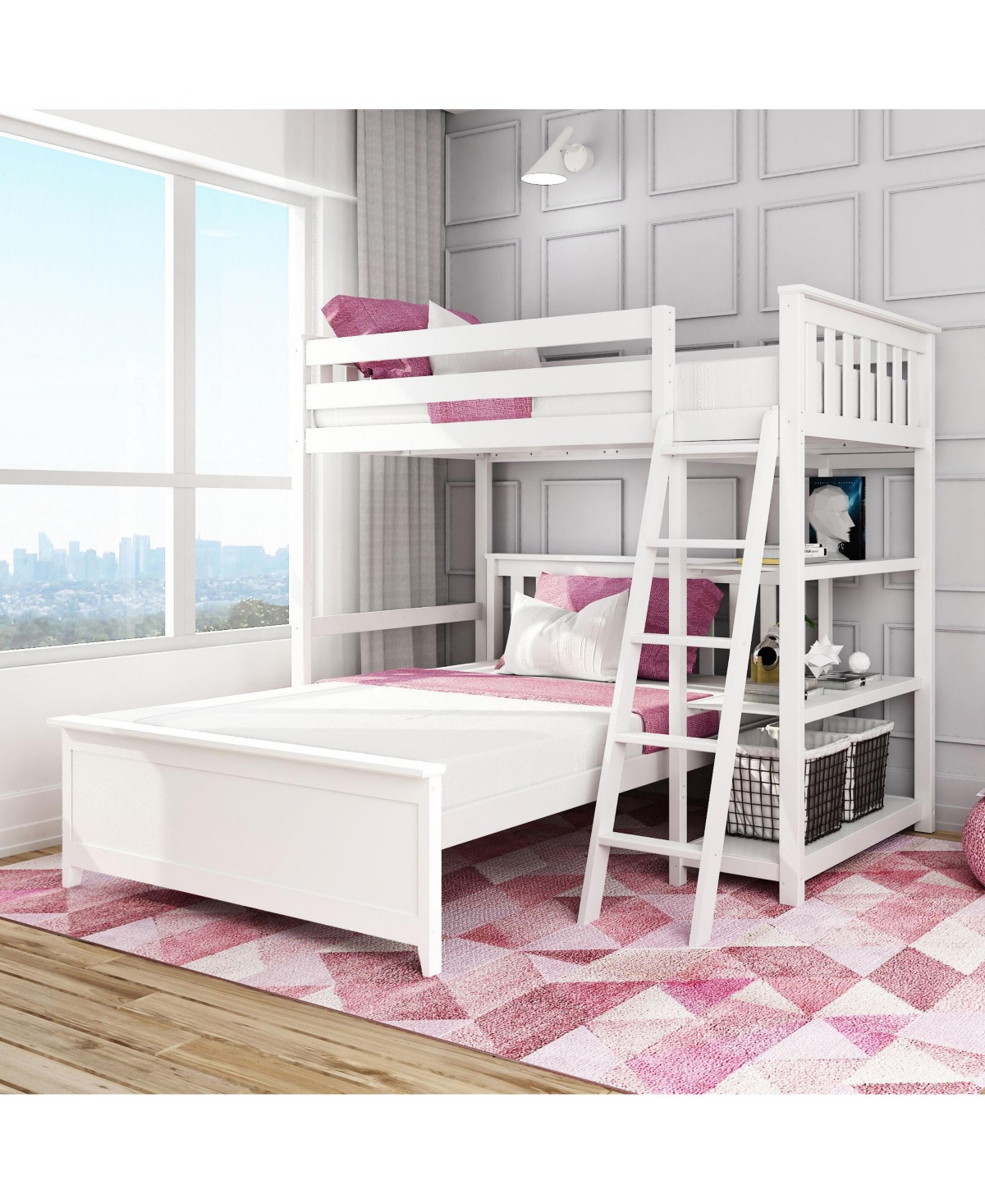 Click here for Max and Lily Solid wood L-Shaped Bunk Bed  Twin ov... prices