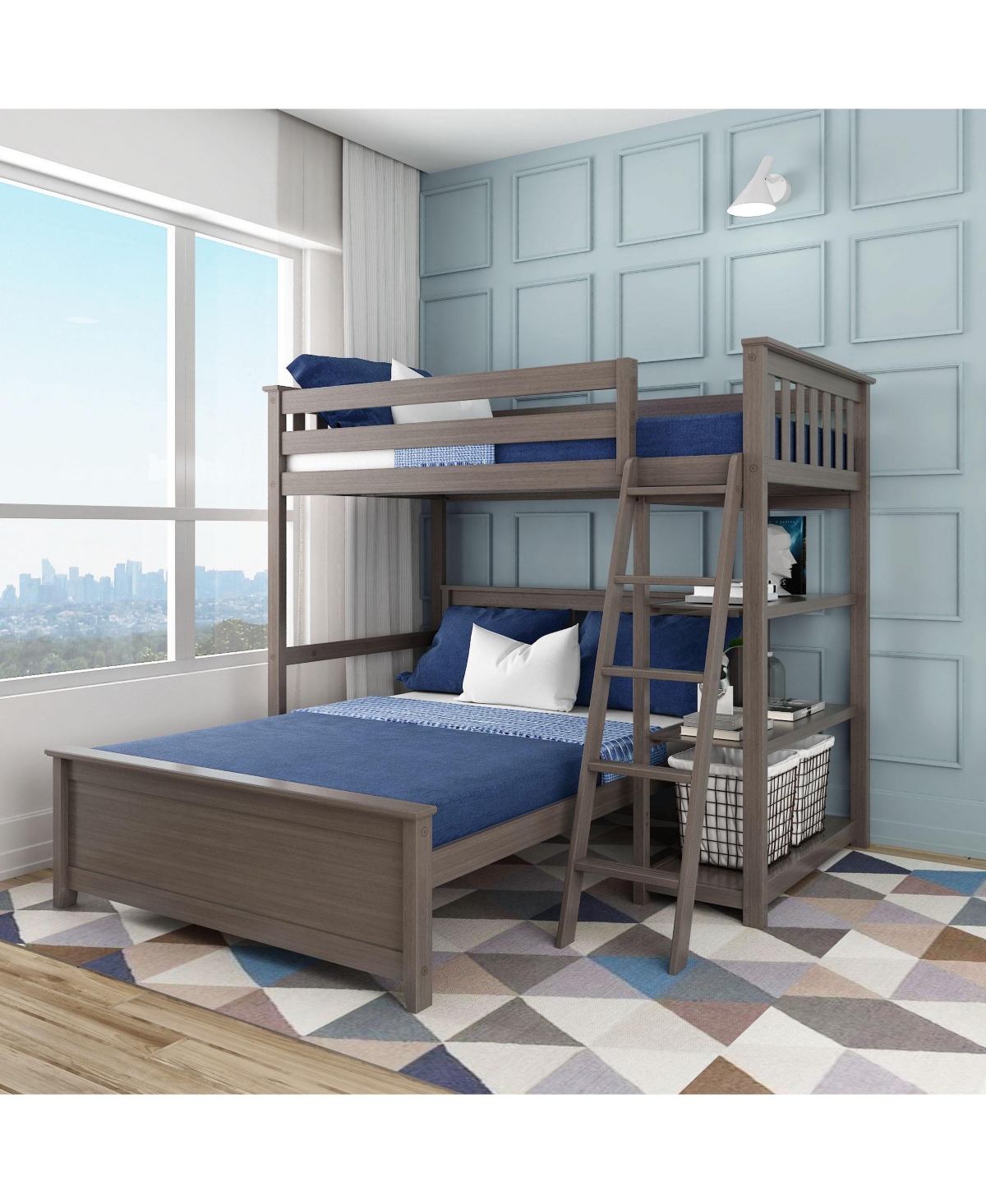 Click here for Max and Lily Solid wood L-Shaped Bunk Bed  Twin ov... prices