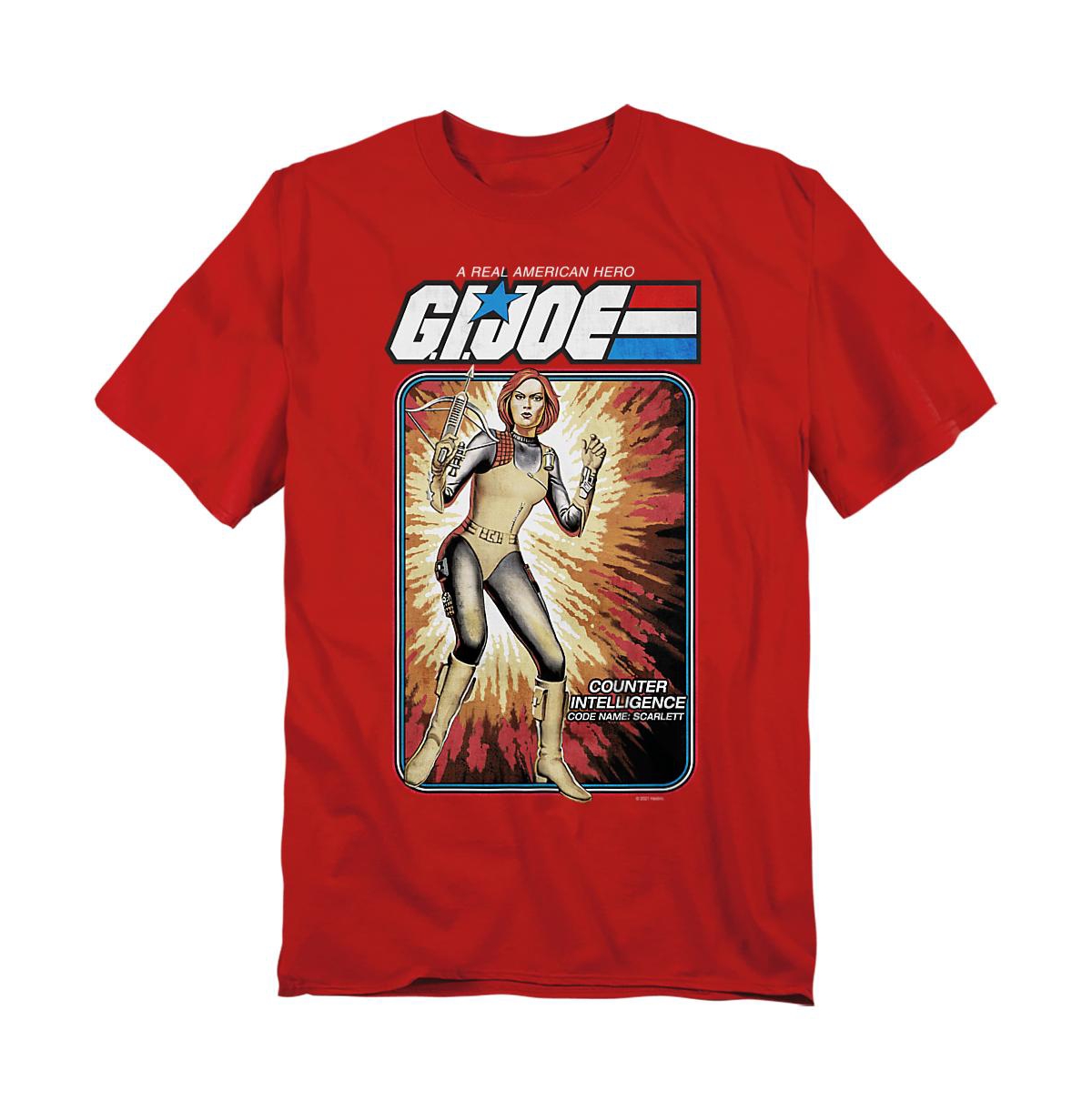 Click here for Logovision Mens G.i. Joe Scarlett Card T-Shirt - R... prices
