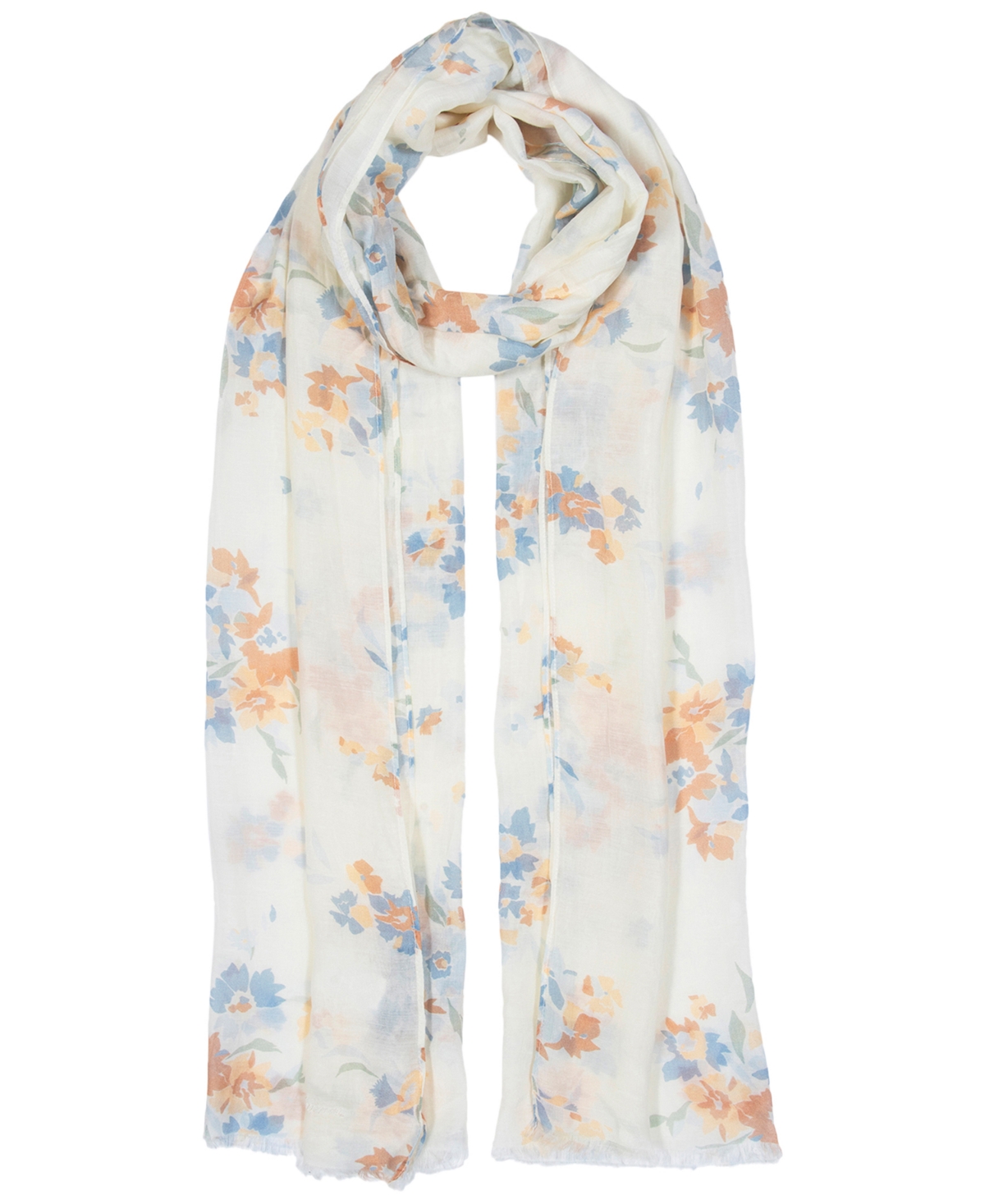 Click here for Lauren Ralph Lauren Floral Crinkled Wrap Scarf - M... prices