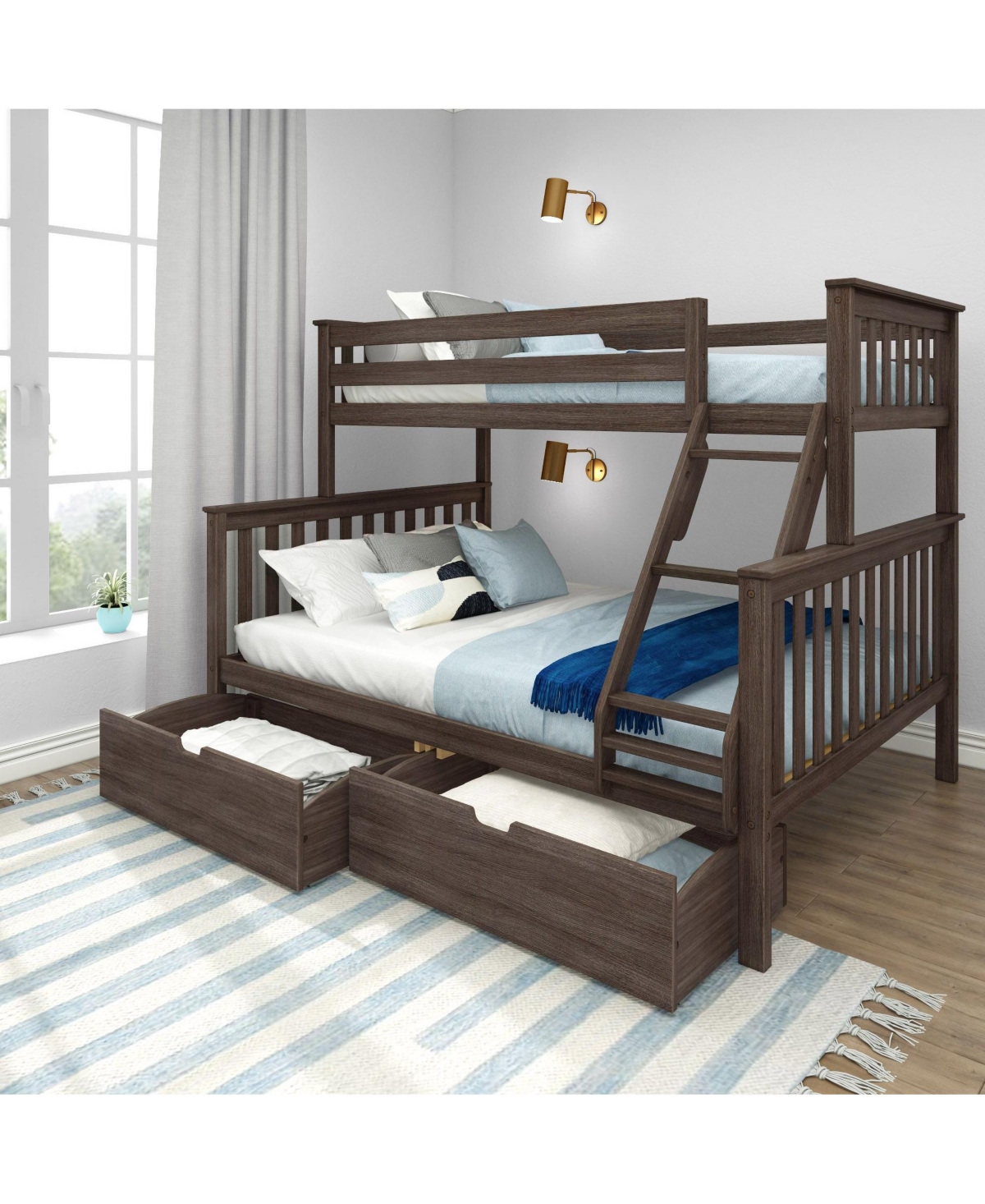 Click here for Max and Lily Bunk Bed  Twin Xl-Over-Queen Bed Fram... prices