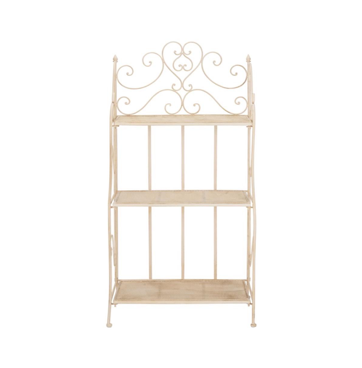 Click here for Augusta Home Torus 3-Tier Shelf - Pearl white prices