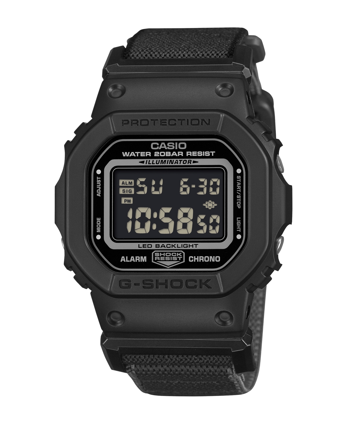 Click here for G-Shock Mens Japanese Quartz Digital Black and Gra... prices