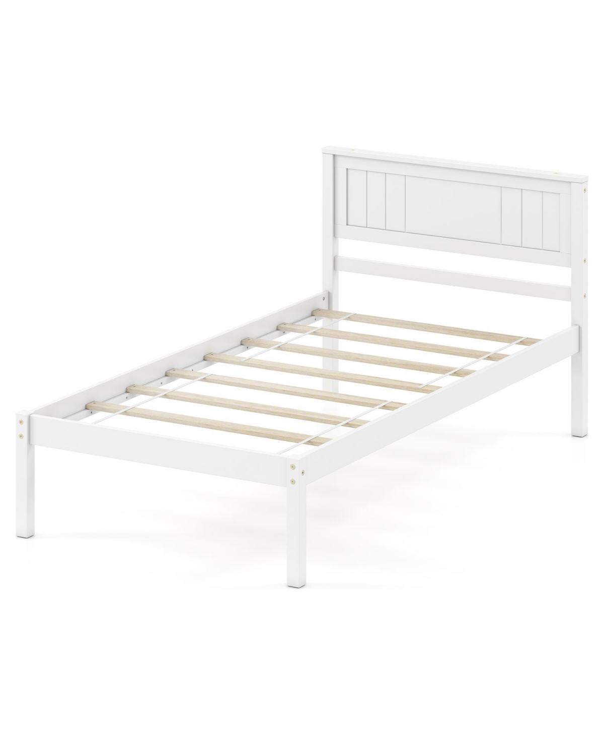 Click here for Slickblue Wooden Platform Bed Frame with Headboard... prices