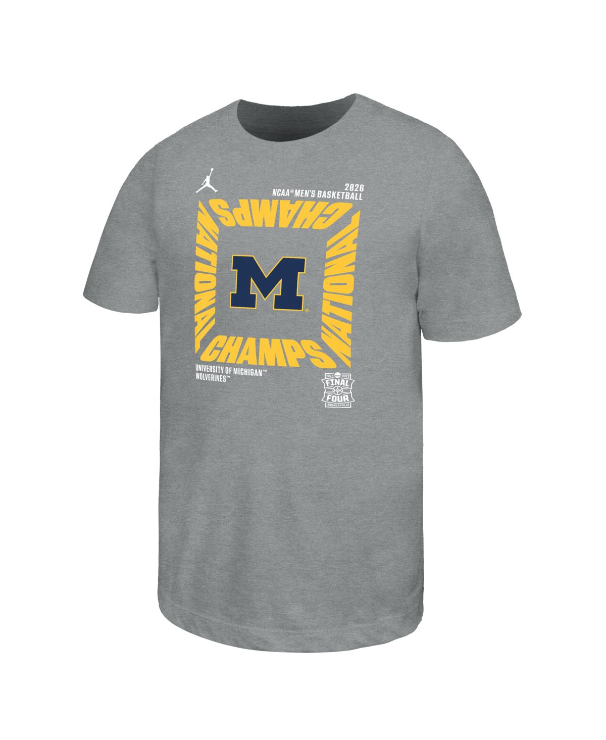 Click here for Jordan Big Boys and Girls Dark Heather Gray Michig... prices