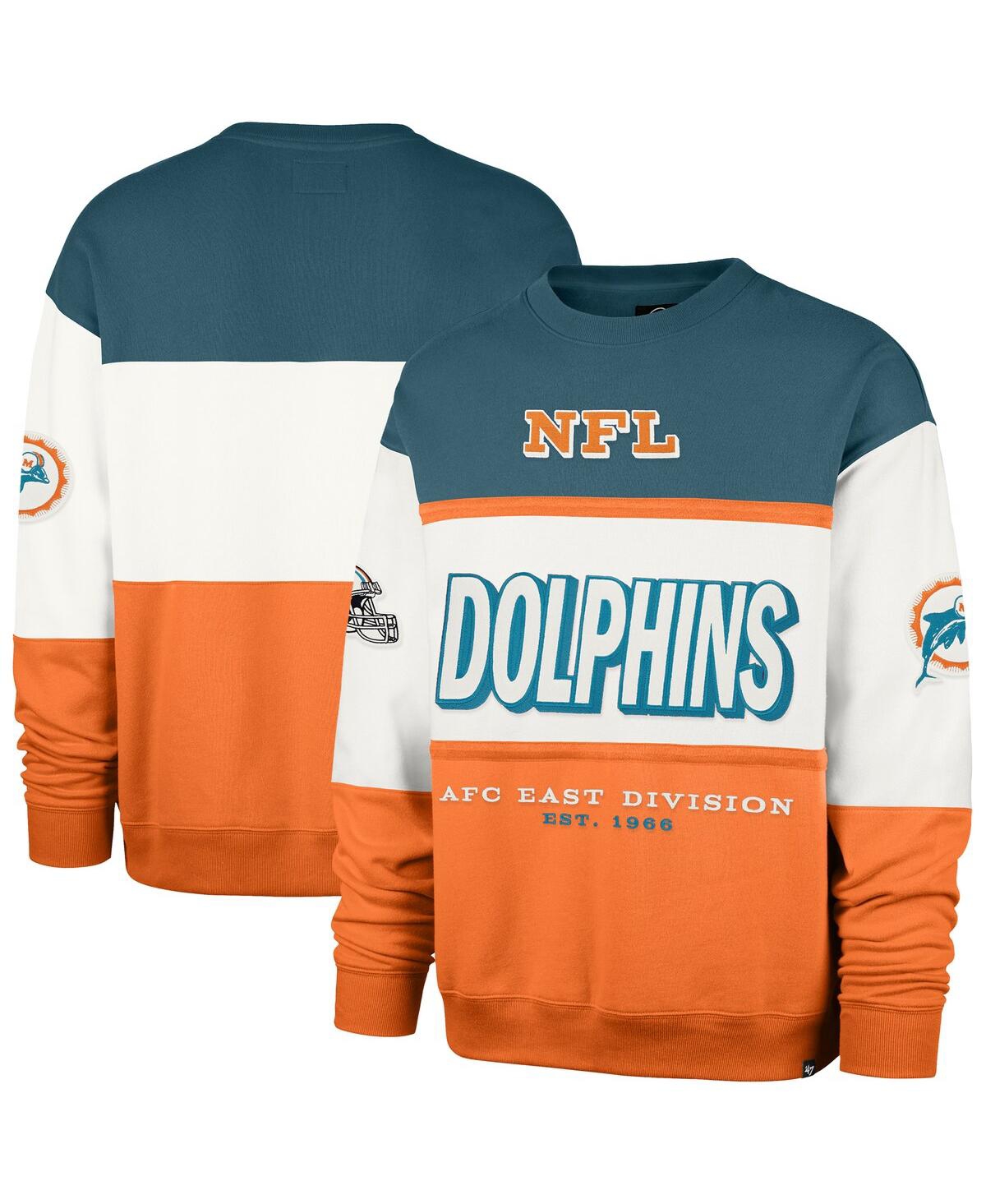 Click here for 47 Brand Mens Aqua/Orange Miami Dolphins Throwback... prices