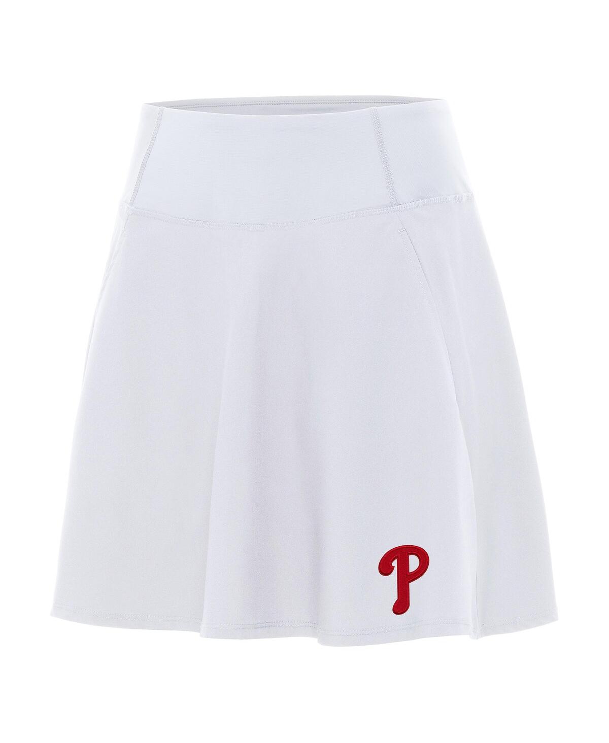 Click here for Antigua Womens White Philadelphia Phillies Chip Sk... prices