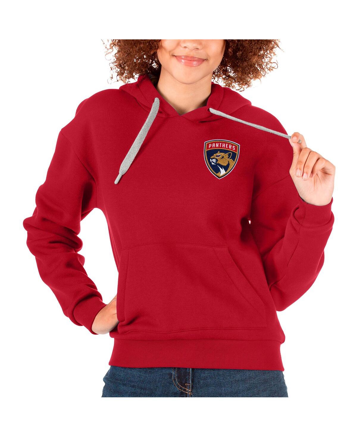Click here for Antigua Womens Red Florida Panthers Primary Logo V... prices
