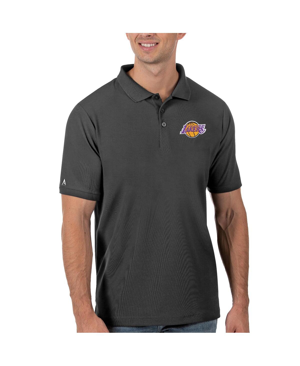 Click here for Antigua Mens Gray Los Angeles Lakers Legacy Pique... prices