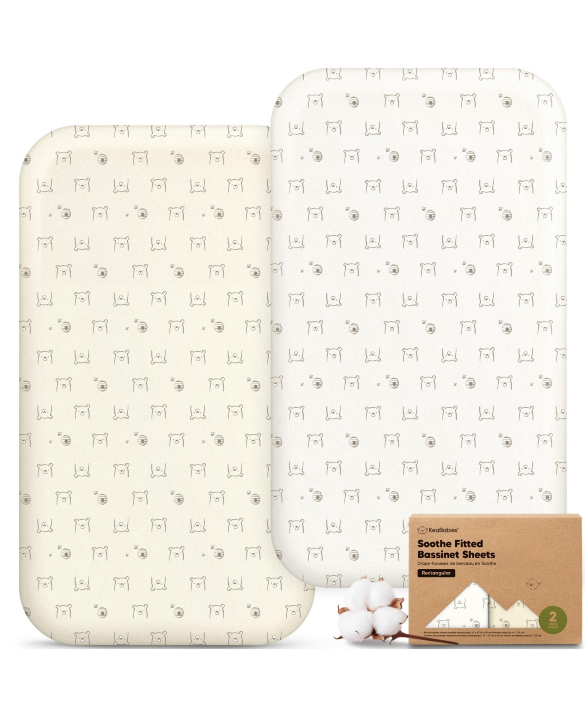 Click here for KeaBabies Bassinet Sheet for Boys  Girls  2-Pack S... prices