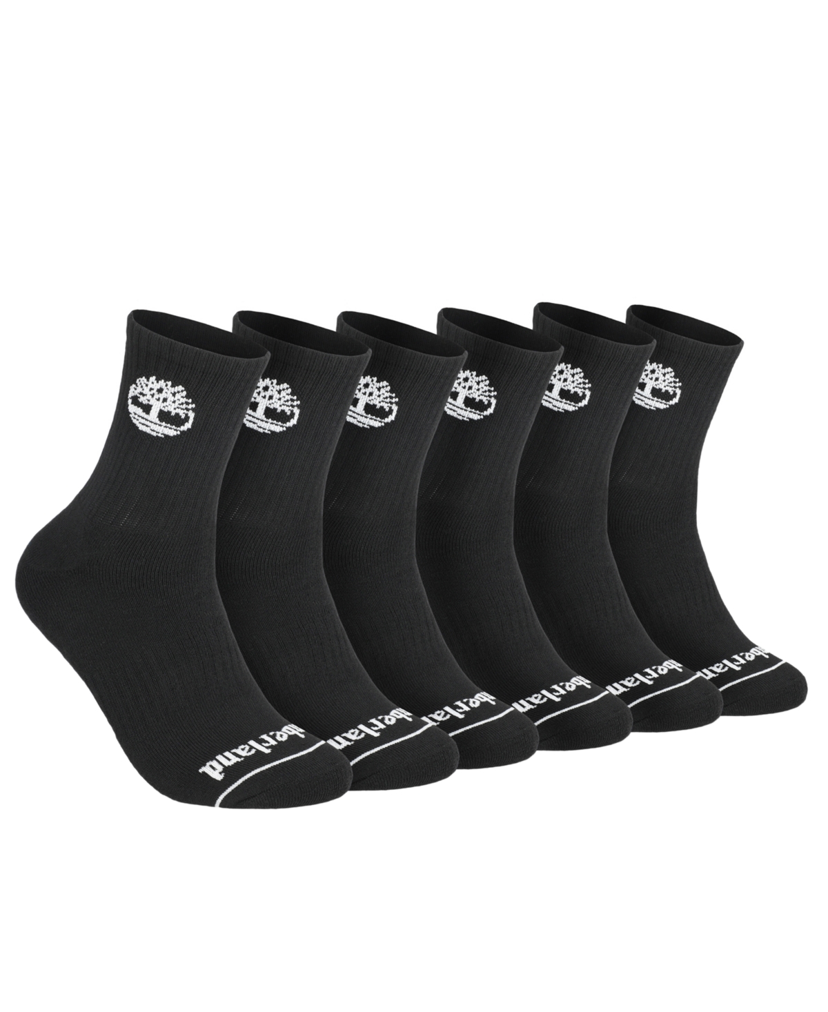 Click here for Timberland Mens 6-Pack Millboro High Quarter Sock... prices
