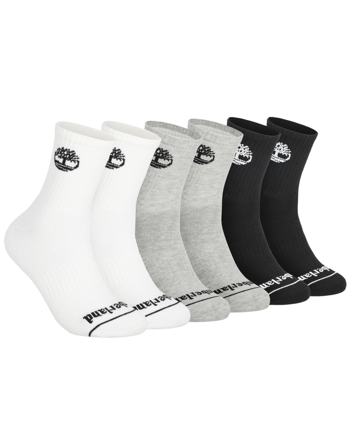 Click here for Timberland Mens 6-Pack Millboro High Quarter Sock... prices