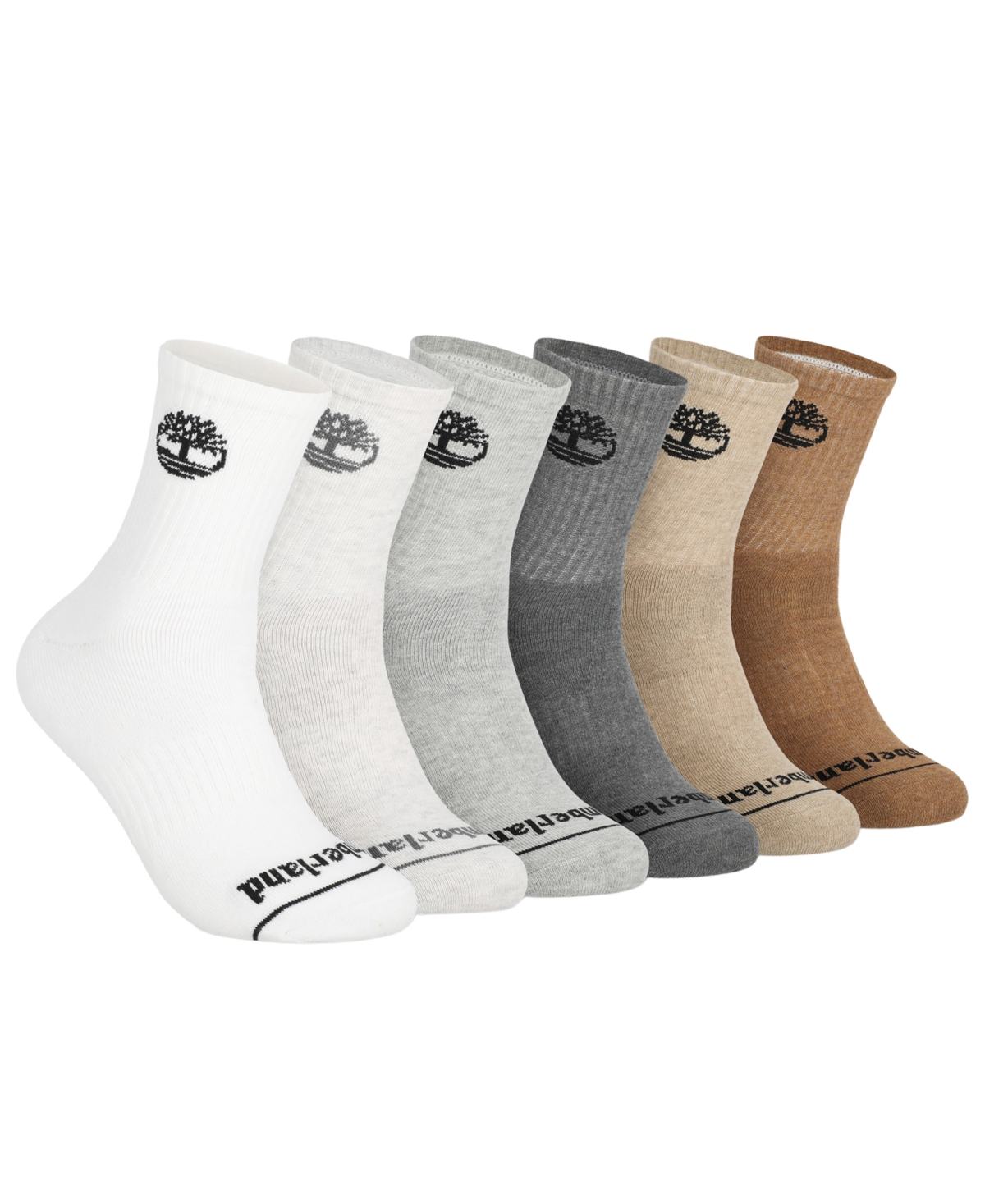 Click here for Timberland Mens 6-Pack Millboro High Quarter Sock... prices