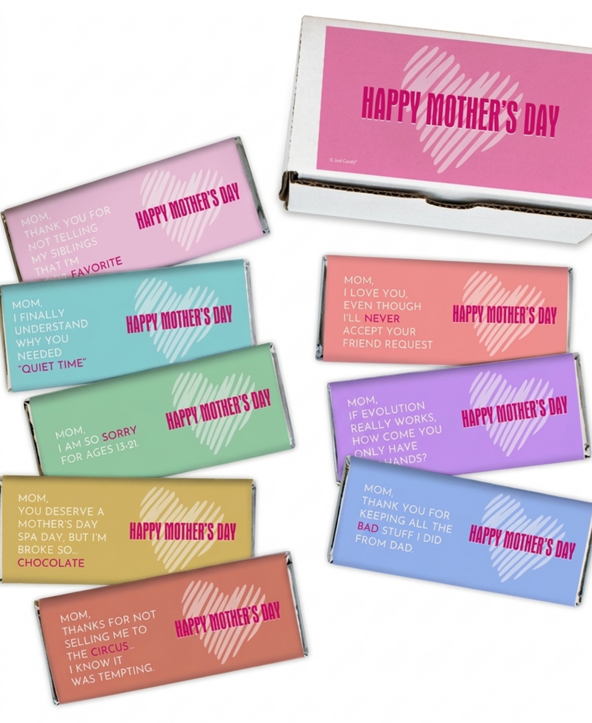 Click here for Just Candy Mothers Day Belgian Chocolate Bar Gift... prices