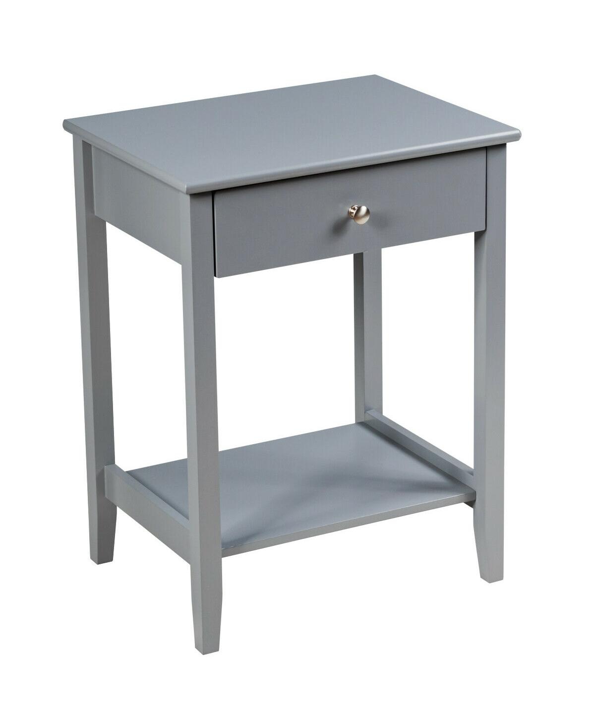 Click here for Sugift Wooden Nightstand End Table with Storage an... prices