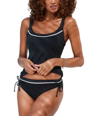 Click here for Two Tone Underwire Tankini Top prices