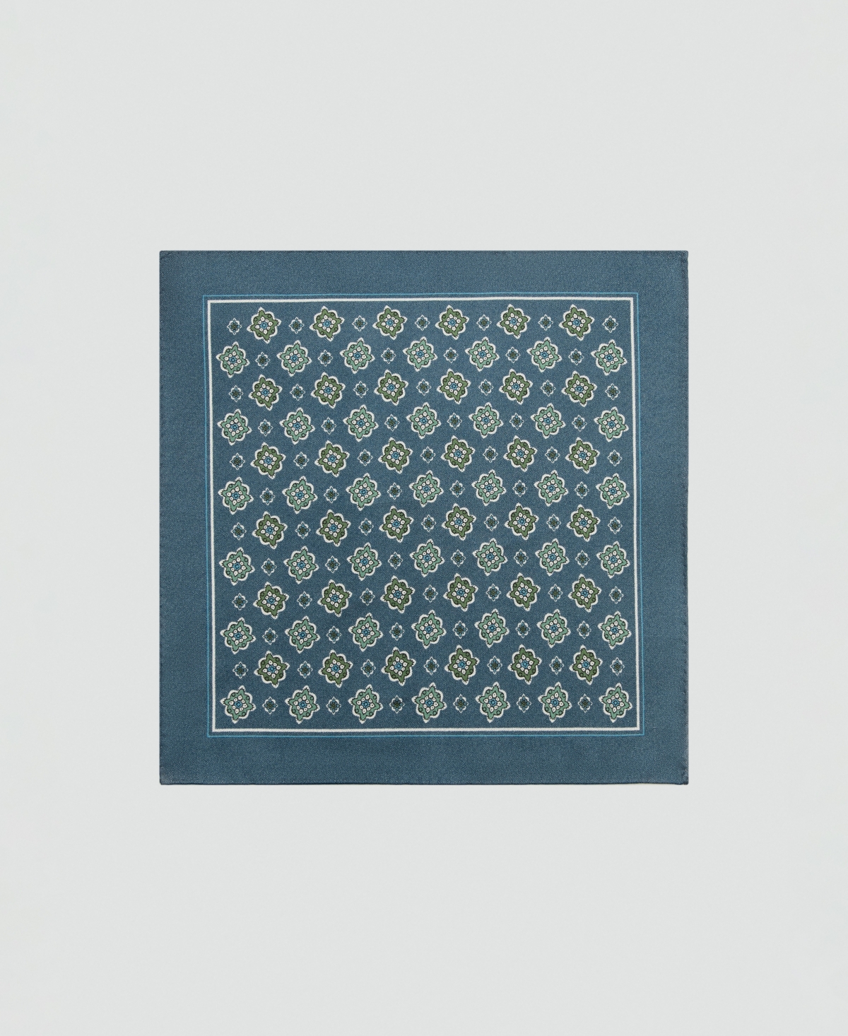 Click here for Mango Mens Printed Scarf - Navy prices