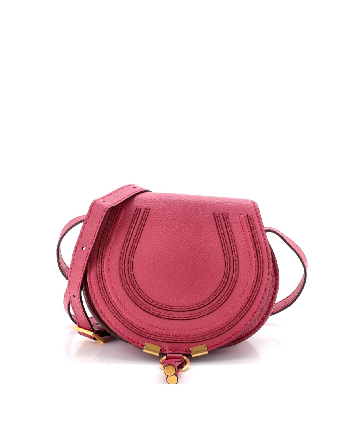 Click here for Pre-Owned Chloe Mini Marcie Crossbody Bag Leather... prices