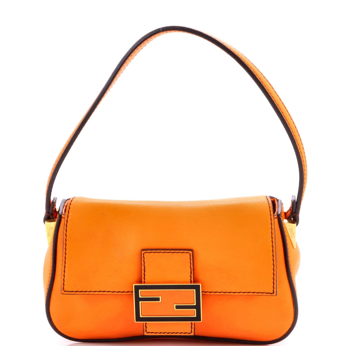 Click here for Pre-Owned Fendi Mini Mama Forever Bag Leather - Or... prices