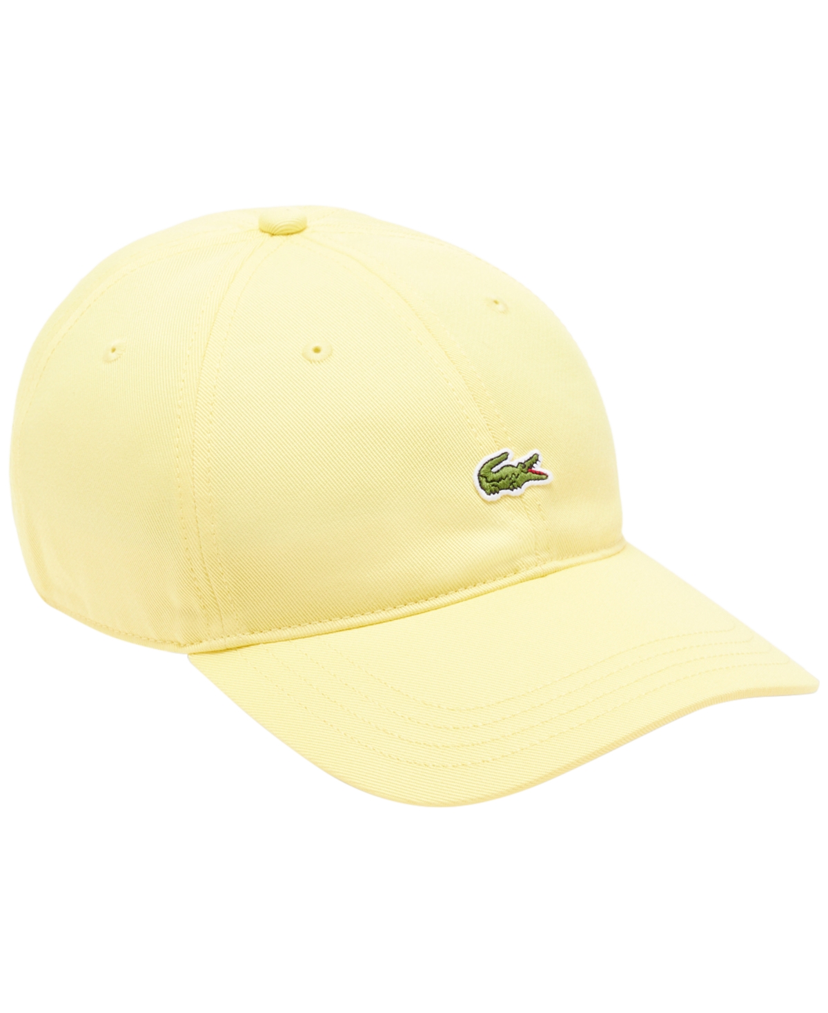 Click here for Lacoste Mens Adjustable Strap Twill Cap - Yellow prices