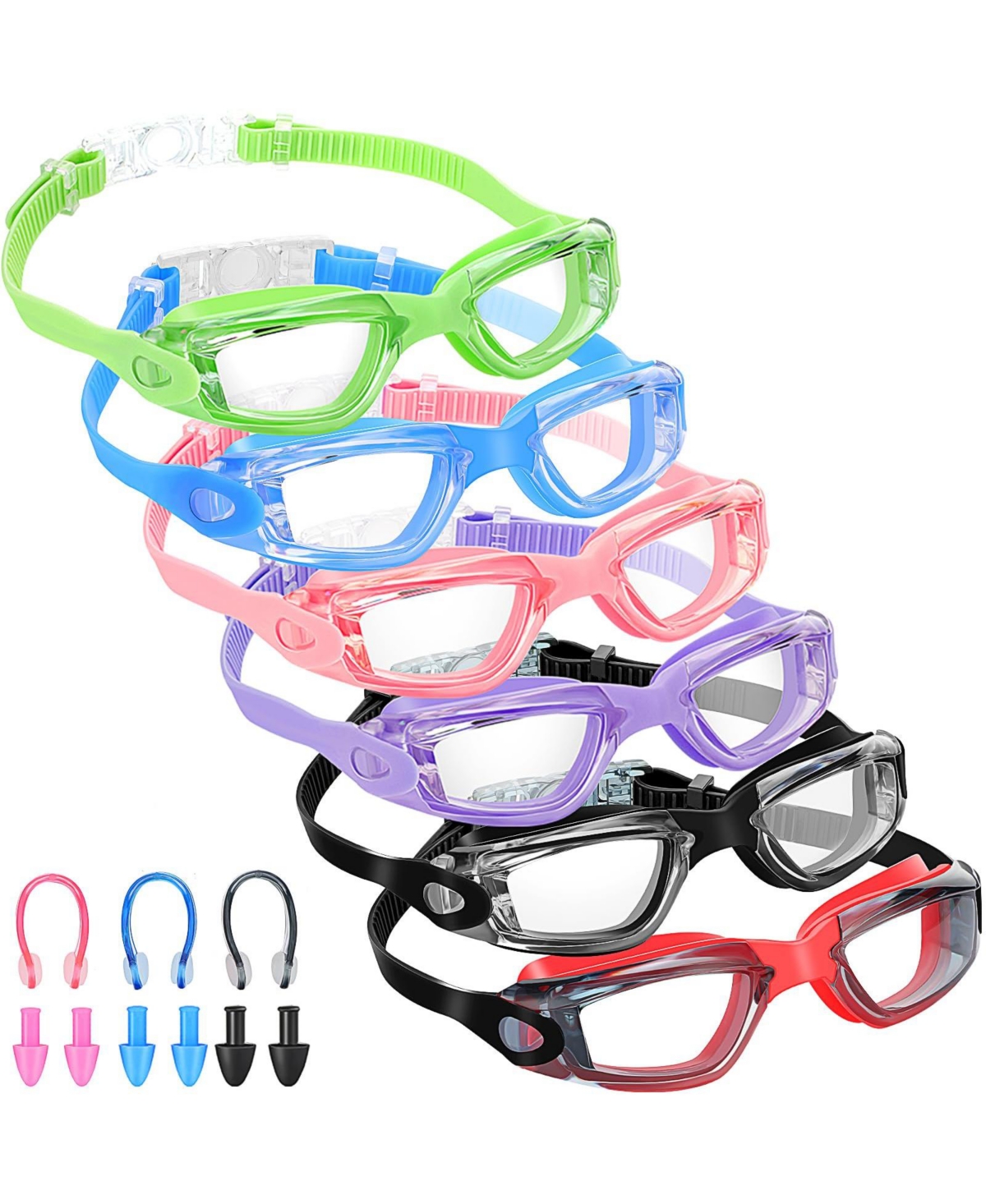 Click here for Gnuadz Swimming Goggles Anti Fog Ear Plugs Nose Cl... prices