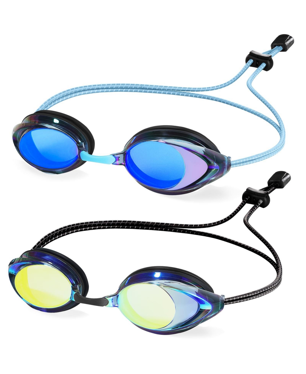 Click here for Gnuadz 2pieces Racing Swim Goggles Adult 180degree... prices