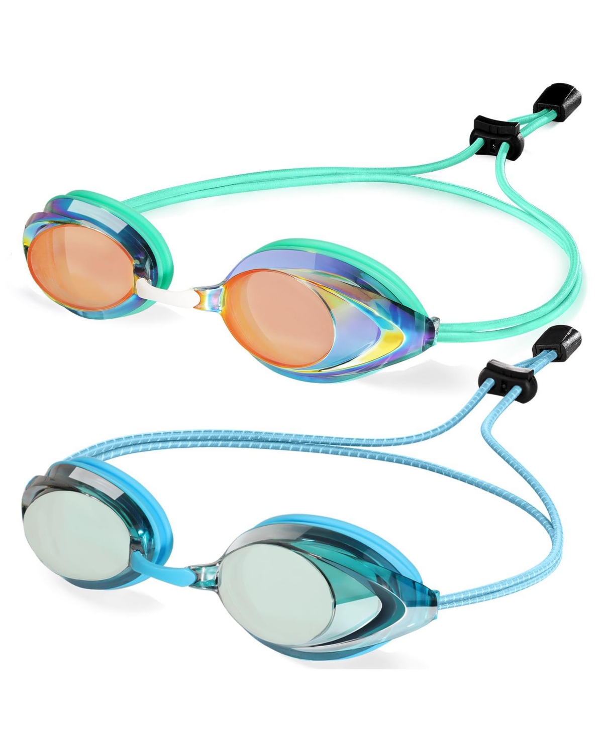 Click here for Gnuadz 2pieces Racing Swim Goggles Adult 180degree... prices