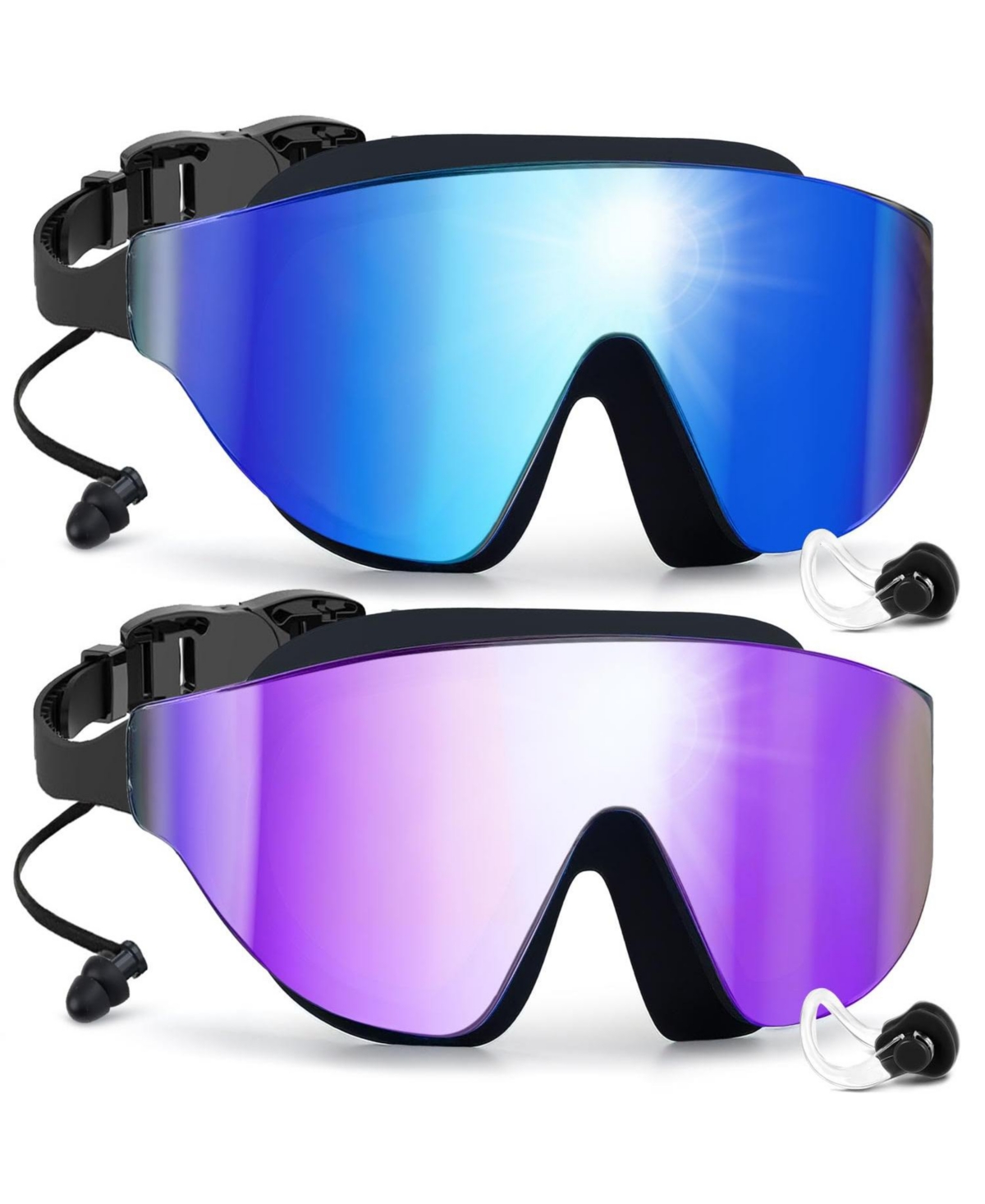 Click here for Gnuadz 2 Pack Swim Goggles Rimless Wide View Anti-... prices