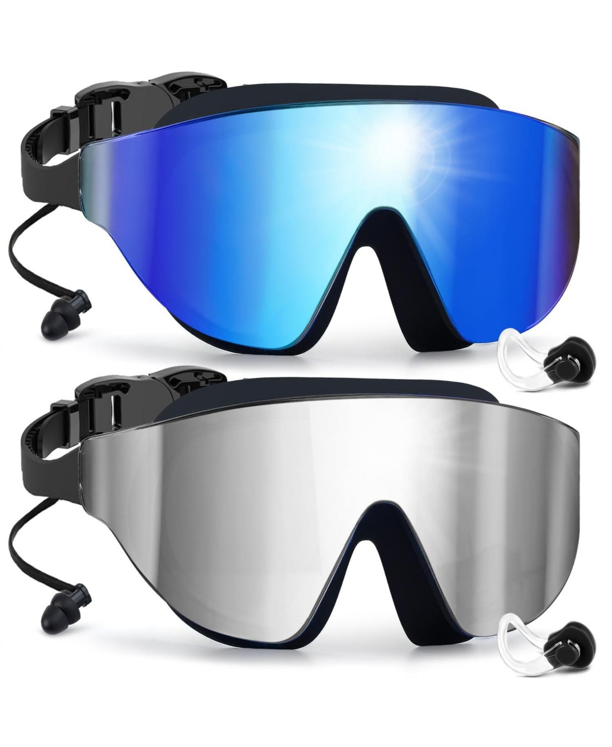 Click here for Gnuadz 2 Pack Swim Goggles Rimless Wide View Anti-... prices