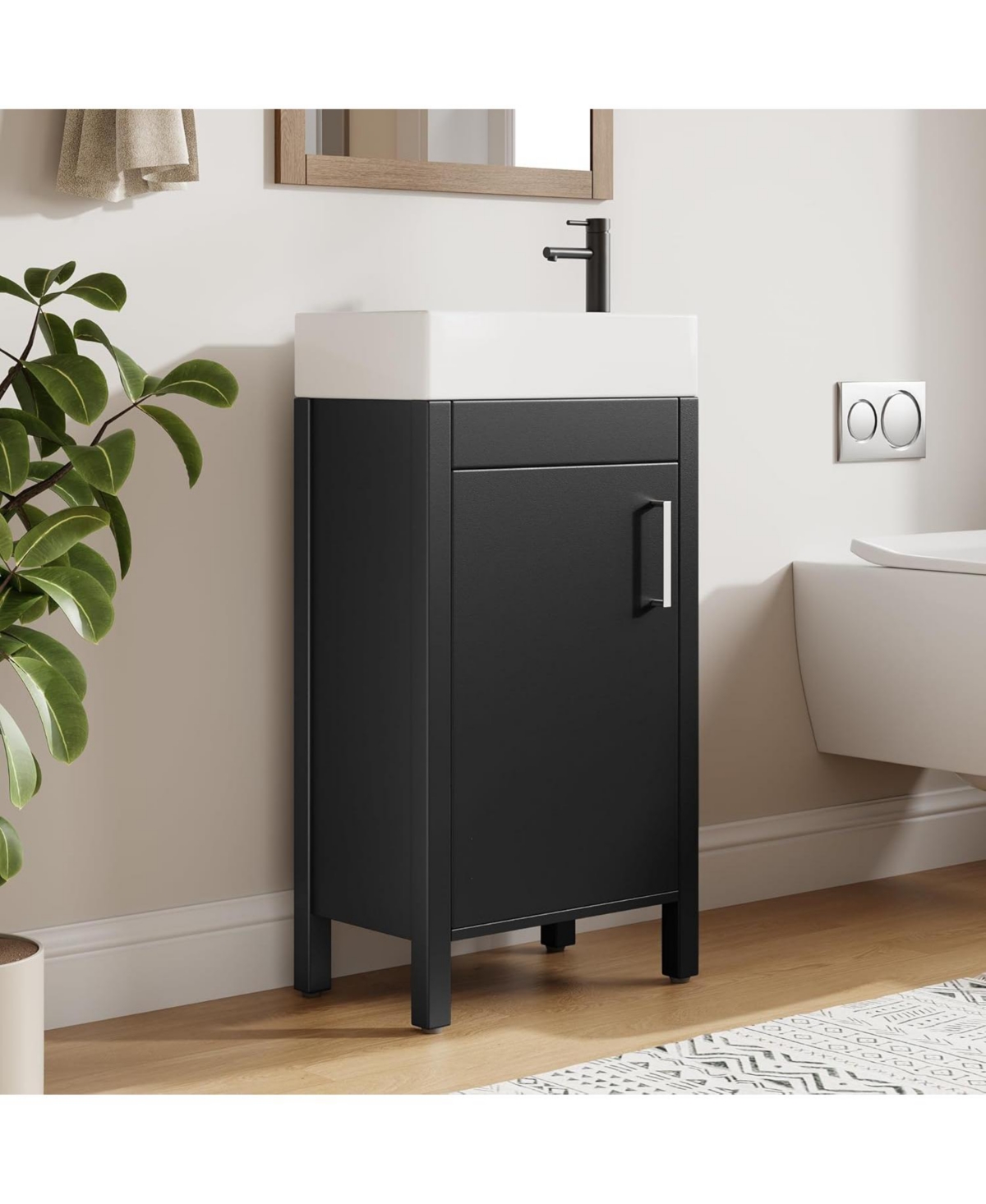 Click here for gaomon Small Bathroom Vanity with Sink  Freestandi... prices