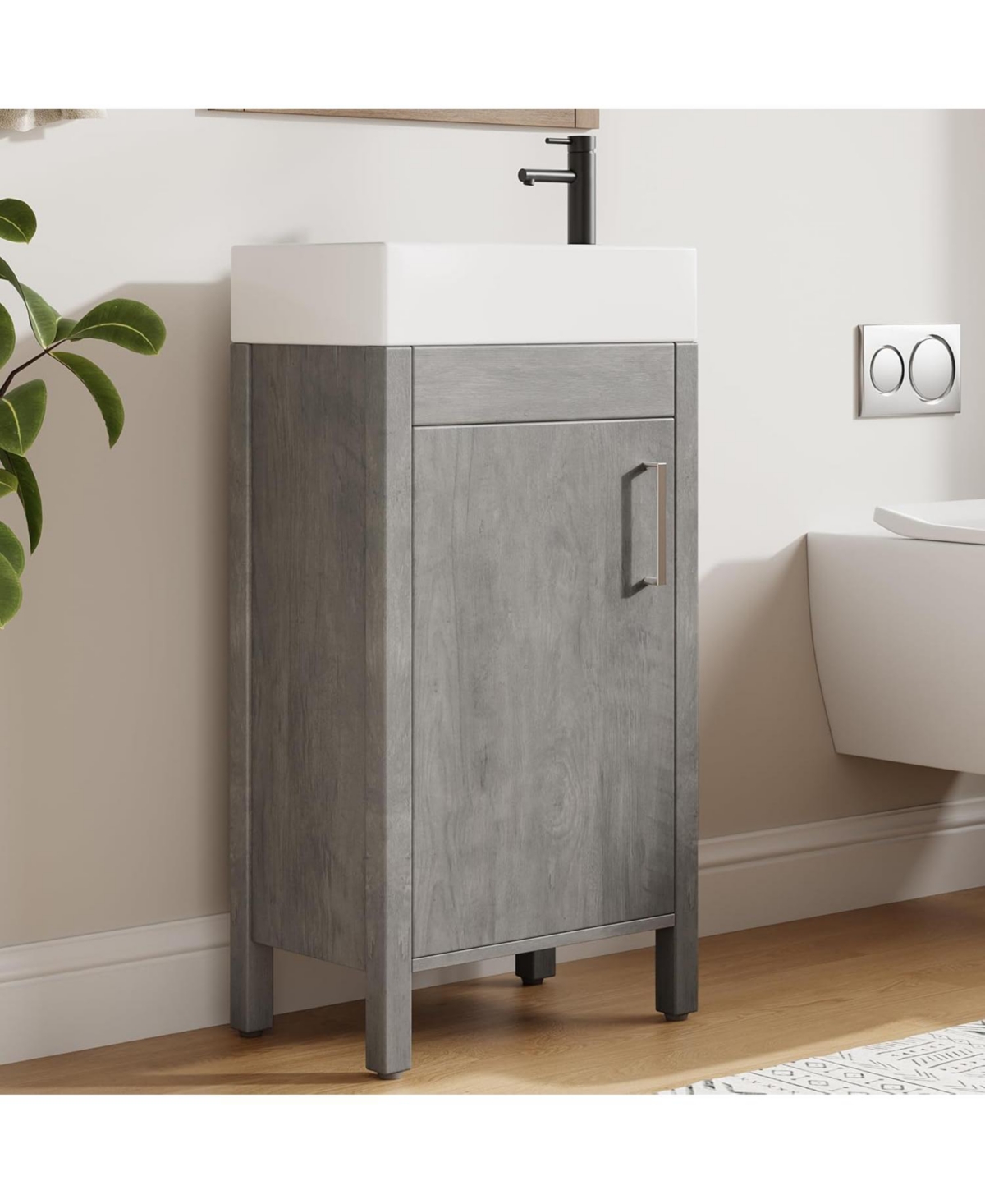 Click here for gaomon Small Bathroom Vanity with Sink  Freestandi... prices
