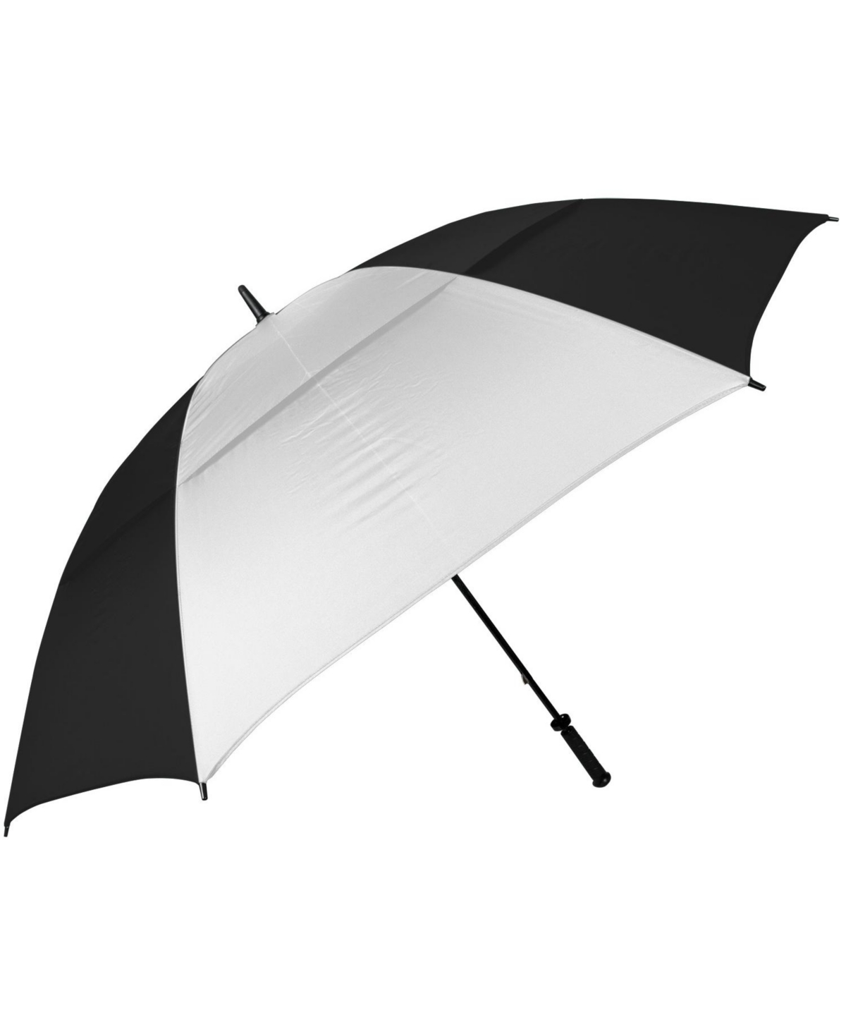 Click here for Haas-Jordan Thunder Vented Golf Umbrella - Black/w... prices