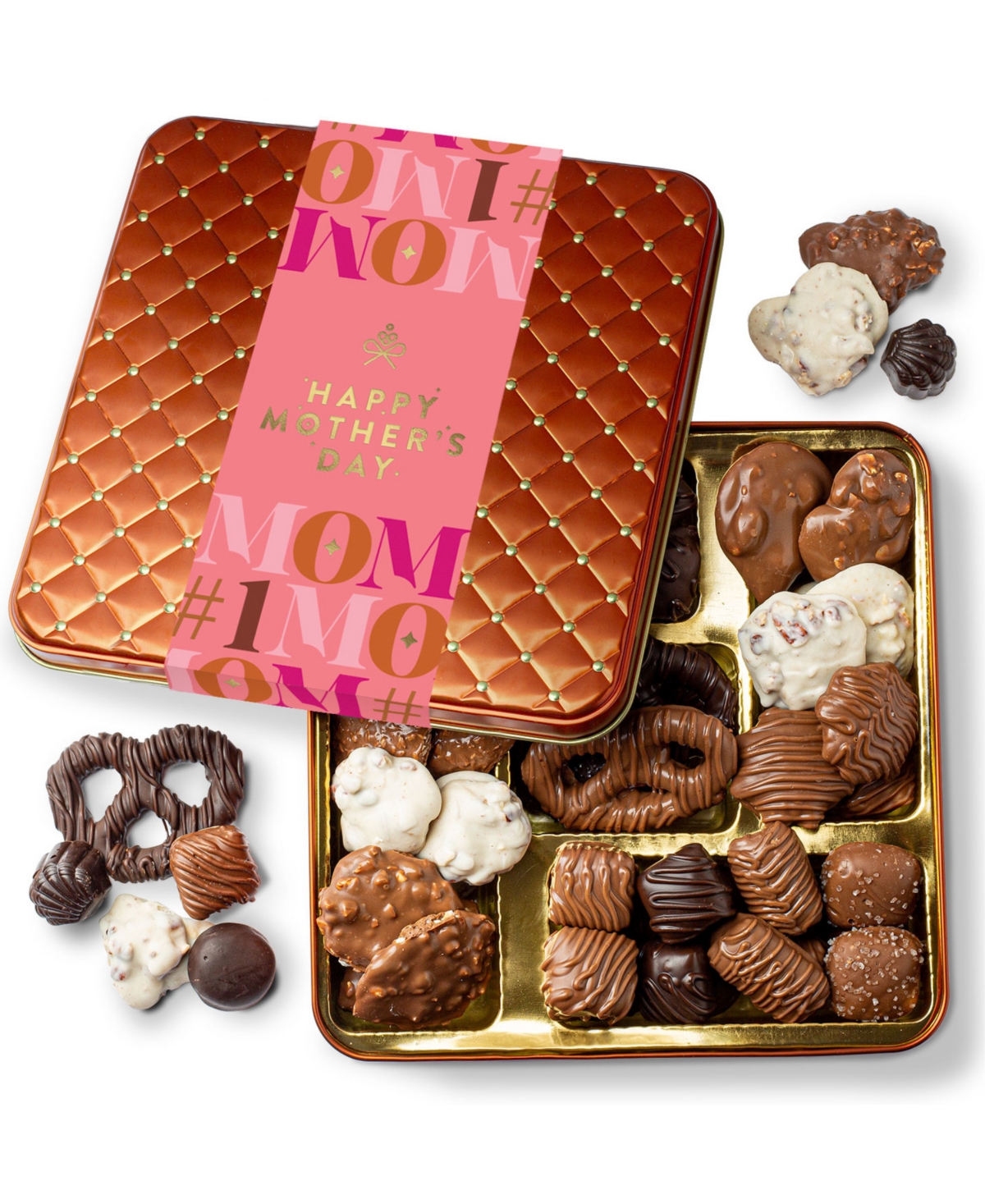 Click here for Bonnie & Pop Mothers Day Chocolate Box  30 Pc. - C... prices