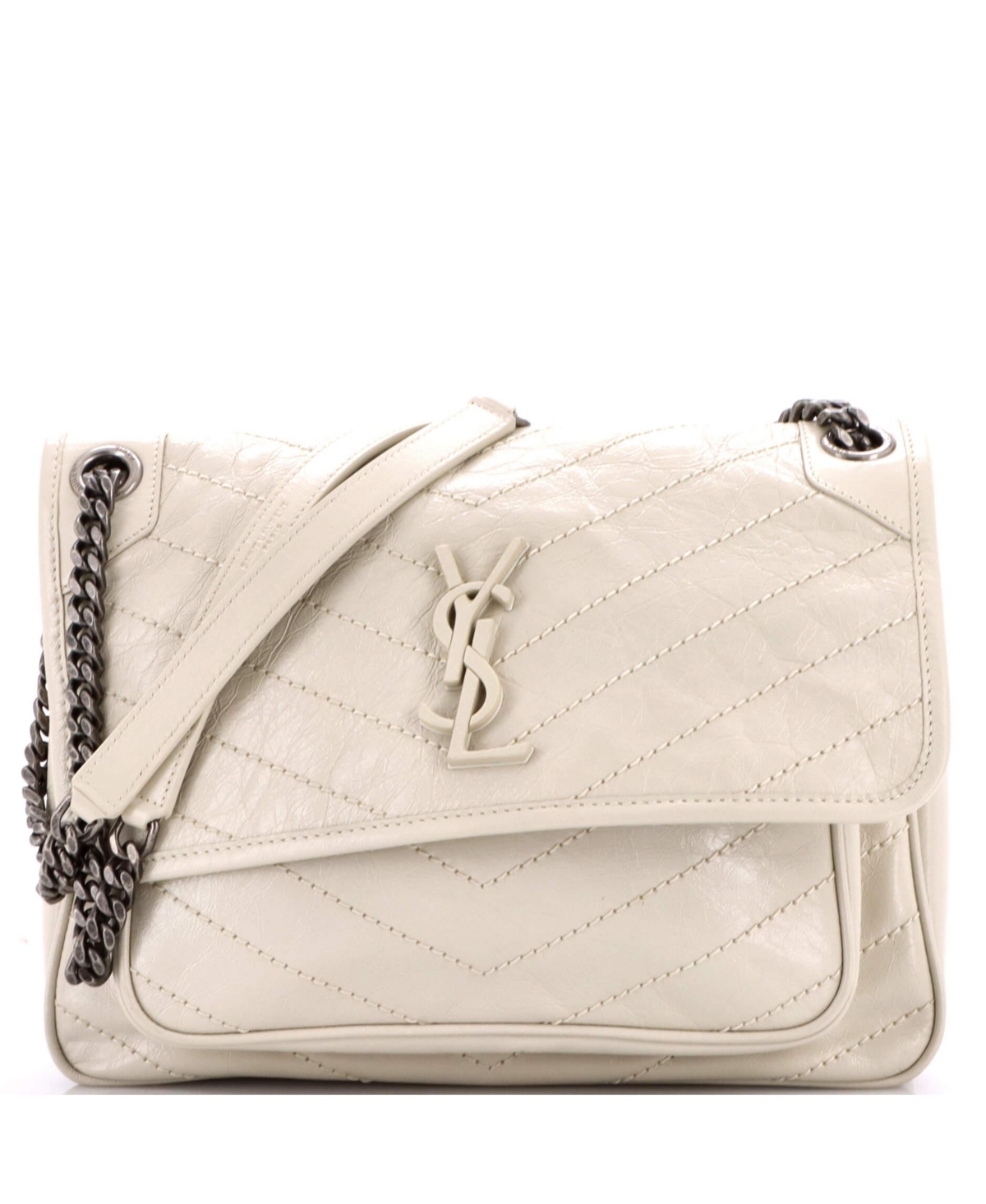 Click here for Pre-Owned Saint Laurent Medium Niki Chain Flap Bag... prices