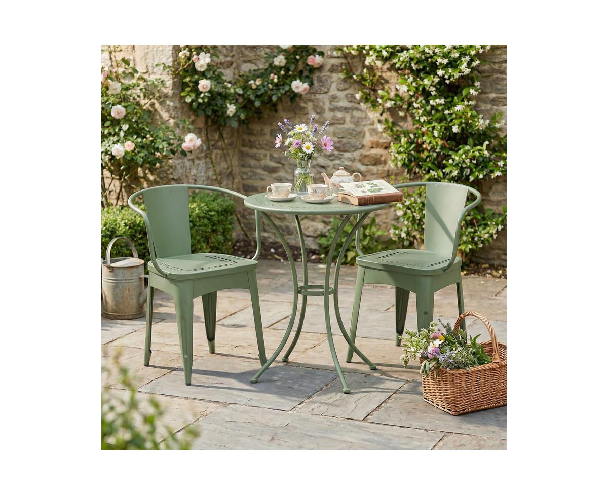 Click here for sumyeg 3-Piece Floral Pattern Iron Bistro Set with... prices
