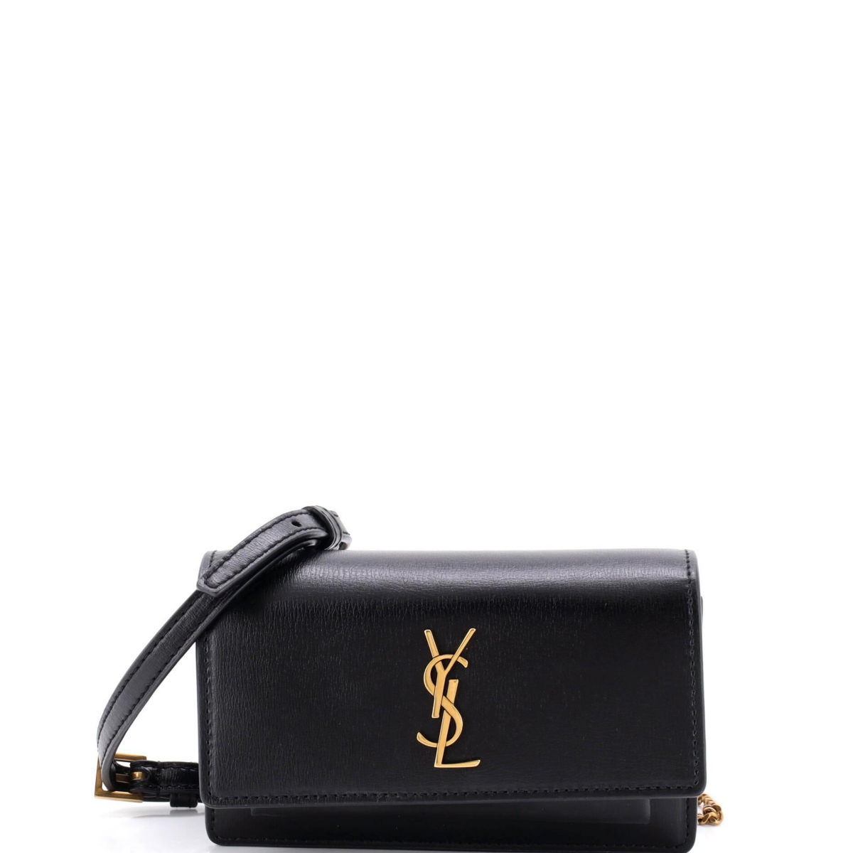 Click here for Pre-Owned Saint Laurent Baby Sunset Belt Bag Leath... prices