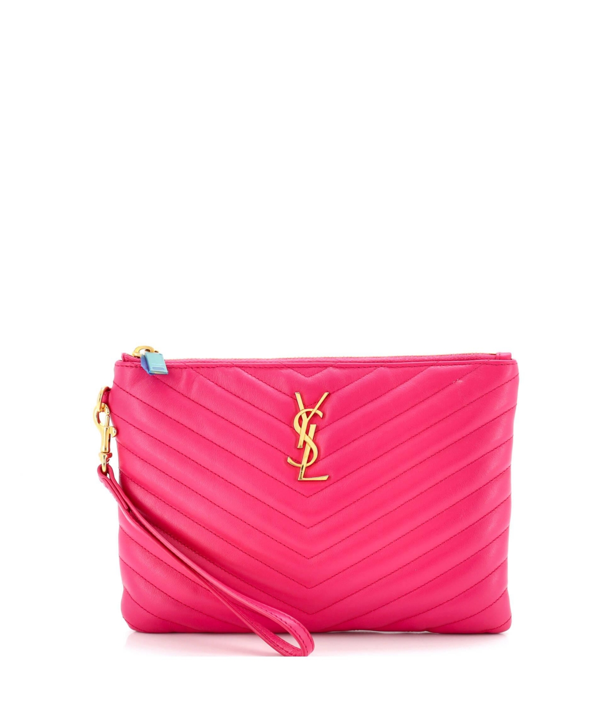 Click here for Pre-Owned Saint Laurent Small Classic Monogram Wri... prices