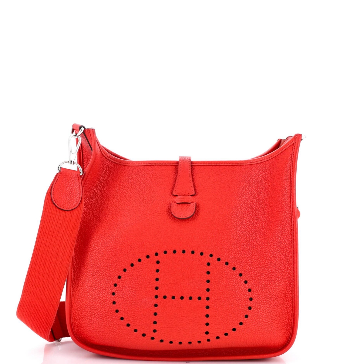 Click here for Pre-Owned HERMES Pm Evelyne Bag Gen Iii Clemence -... prices