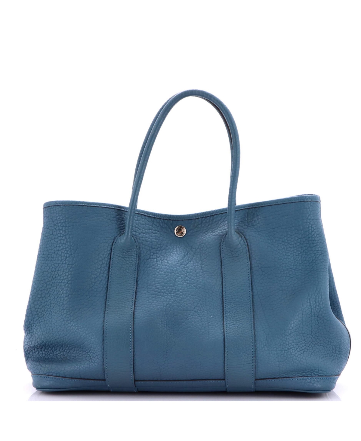 Click here for Pre-Owned HERMES 36 Garden Party Tote Leather - Bl... prices
