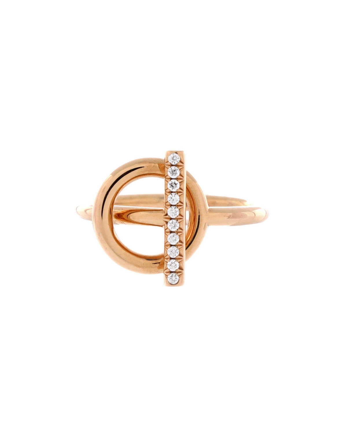 Click here for Pre-Owned Hermes Echappee Ring - 18k rose gold prices