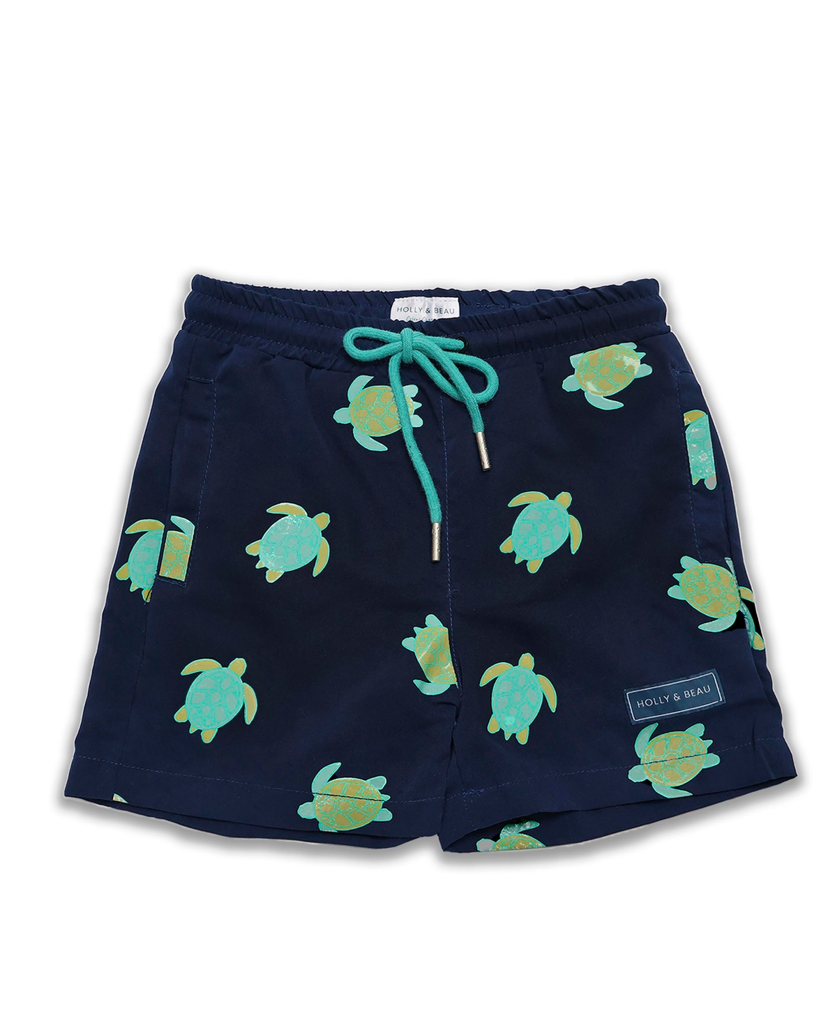 Click here for Holly and Beau Boys Color Changing Swim Trunks - D... prices